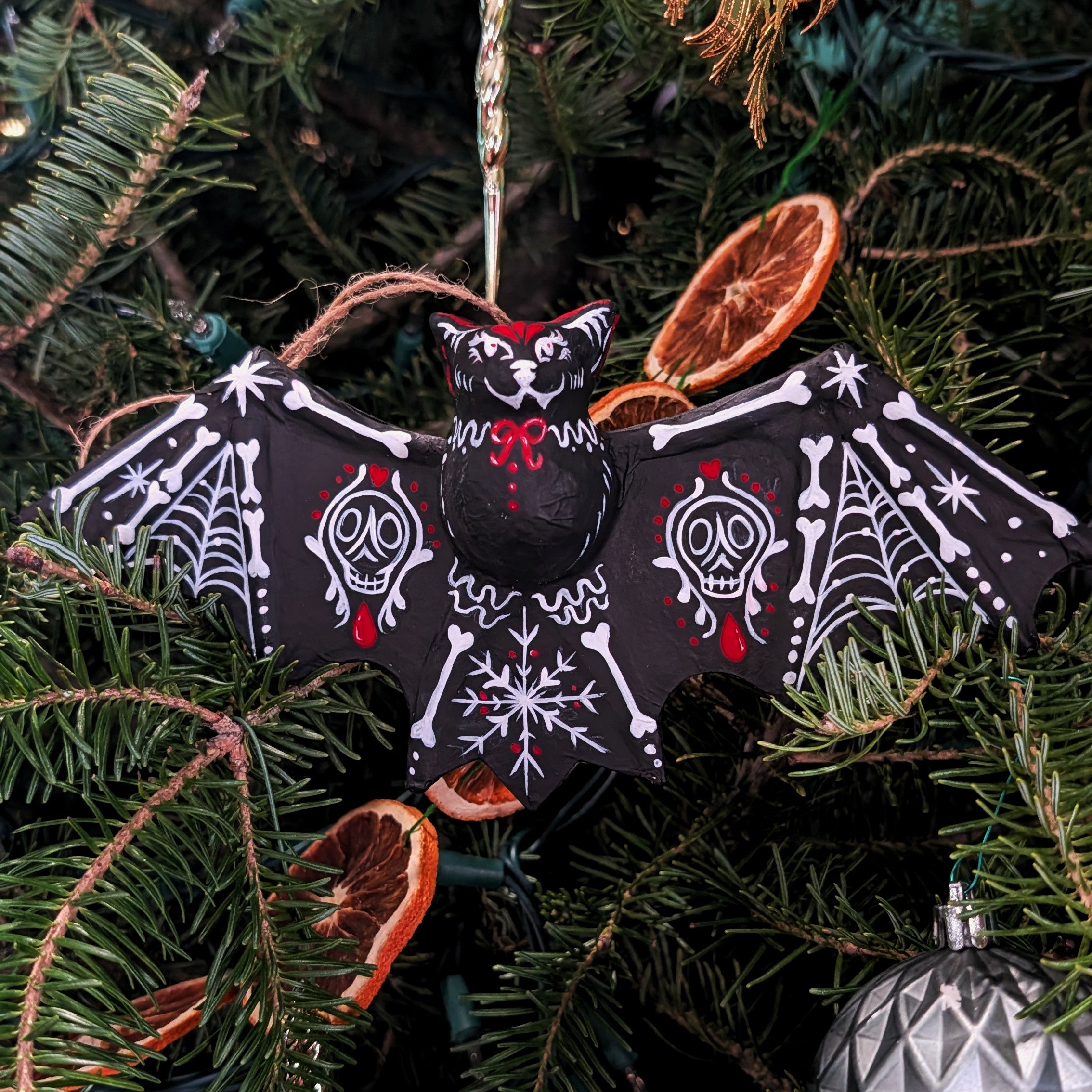Gingerbread Bat Paper Mache Bat – Meagan Meli